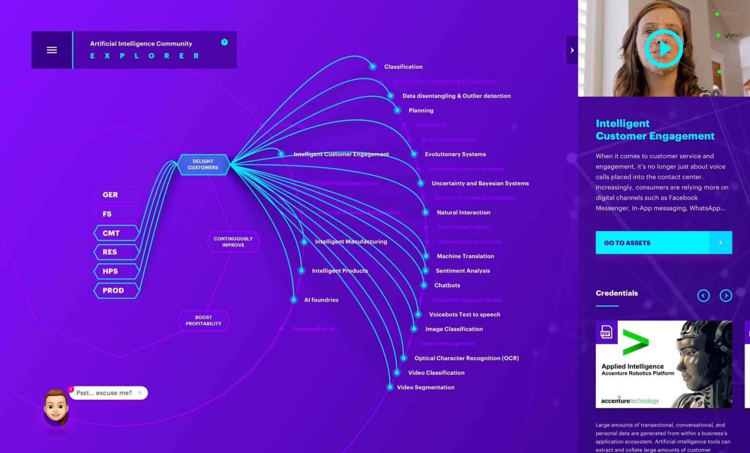 Accenture AI - UX/UI Designer and Digital Art Director